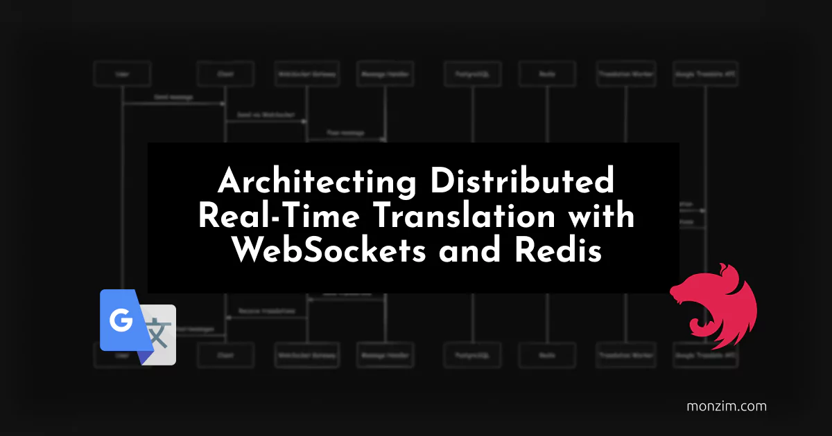 Architecting Distributed Real-Time Translation with WebSockets and Redis | Azraf Al Monzim's Blog